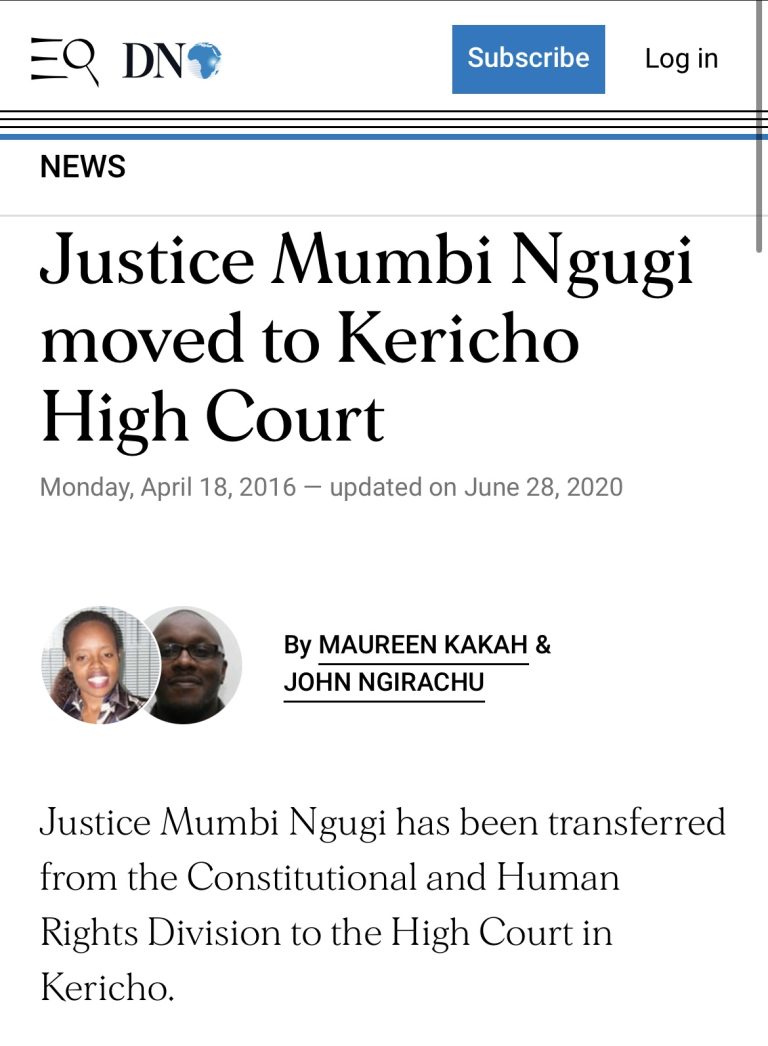 The Mutunga Mirage: How a “Reformist” Chief Justice Silenced Dissent ...